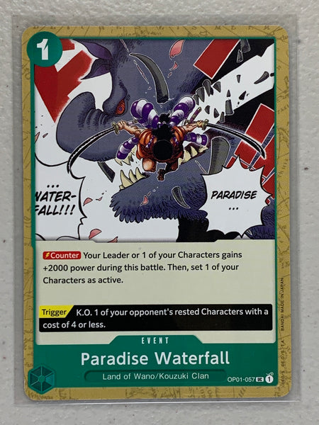 Paradise Waterfall - OP01-057 UC - One Piece Card Game Romance Dawn OP – Slimline Hobbies