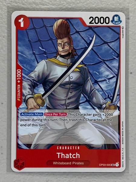 Thatch - OP03-005 UC - One Piece Card Game Pillars of Strength OP-03 – Slimline Hobbies
