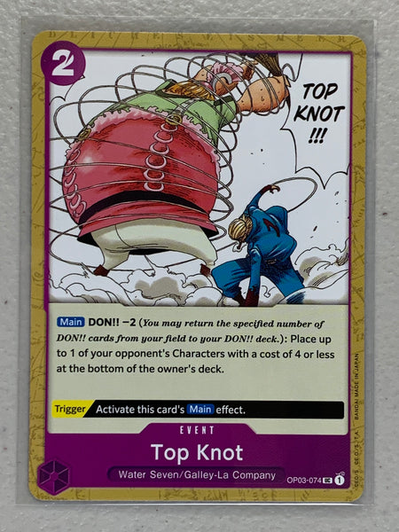 Top Knot - OP03-074 UC - One Piece Card Game Pillars of Strength OP-03 – Slimline Hobbies