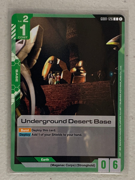 Underground Desert Base - GD01-126 C - Gundam Card Game GD01 Newtype R – Slimline Hobbies