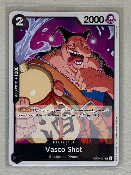 Vasco Shot - OP09-091 C - One Piece Card Game Emperors in the New Worl – Slimline Hobbies