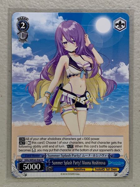 Summer Splash Party! Moona Hoshinova - HOL/WE44-E46 N - Weiss Schwarz – Slimline Hobbies