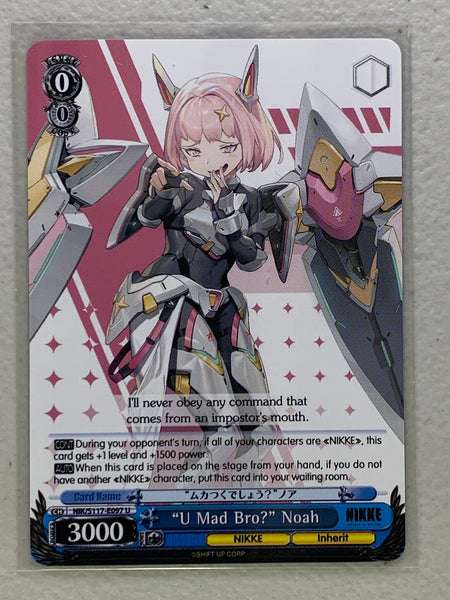 "U Mad Bro?" Noah - NIK/S117-E097 U - Weiss Schwarz Goddess of Victory – Slimline Hobbies