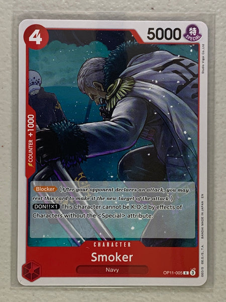 Smoker - OP11-005 C - One Piece A Fist of Divine Speed OP-11 – Slimline Hobbies