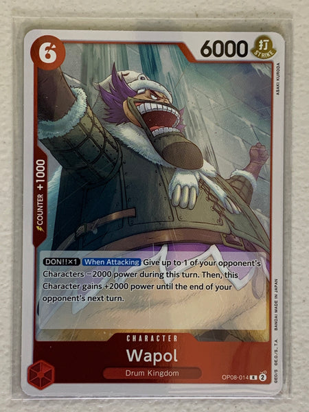 Wapol - OP08- 014 R - One Piece Card Game Two Legends OP-08 – Slimline Hobbies