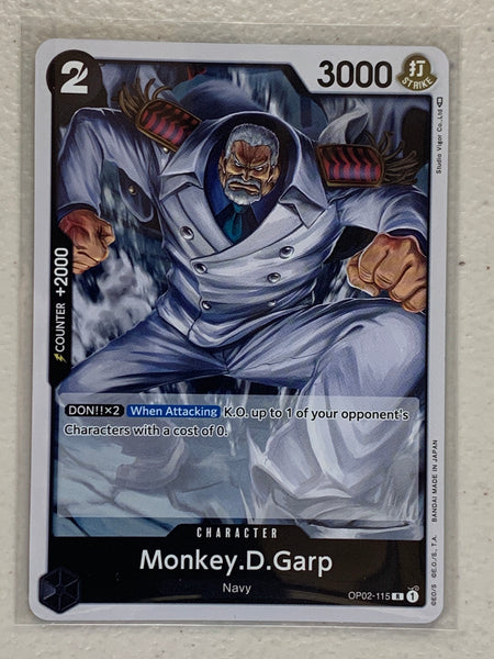 Monkey.D.Garp - OP02-115 R - One Piece Card Game Paramount War OP-02 ...