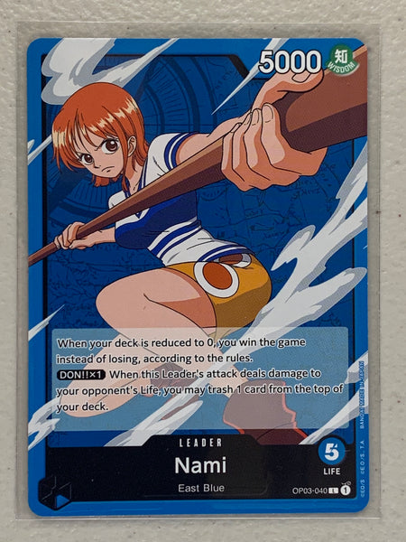 Nami - OP03-040 L - One Piece Card Game Pillars of Strength OP-03 ...