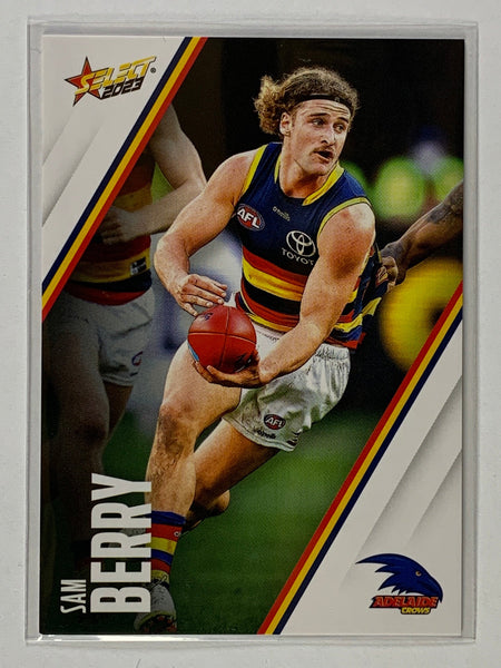 #002 Sam Berry - Adelaide Crows - AFL Base - 2023 AFL Footy Stars ...