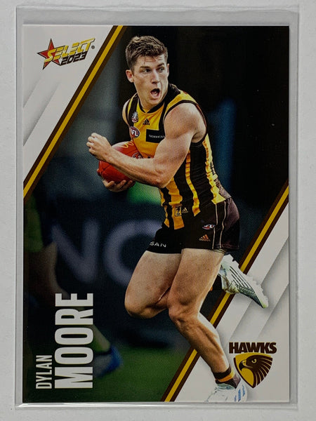 #096 Dylan Moore - Hawthorn Hawks - AFL Base - 2023 AFL Footy Stars ...