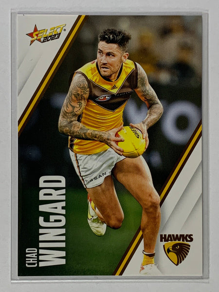 #100 Chad Wingard - Hawthorn Hawks - AFL Base - 2023 AFL Footy Stars ...