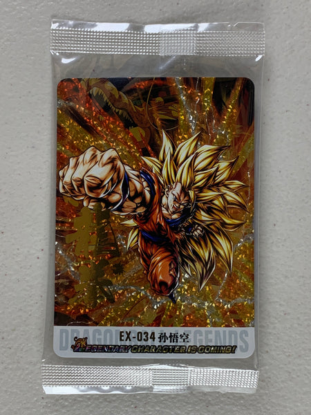 Super Saiyan 3 Son Goku - EX-034 - Top Card Coka Mystery Blind Box Set ...