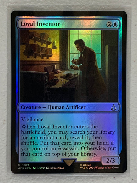 Loyal Inventor (Foil) - ACR U 0021 Uncommon - Magic Universes Beyond ...
