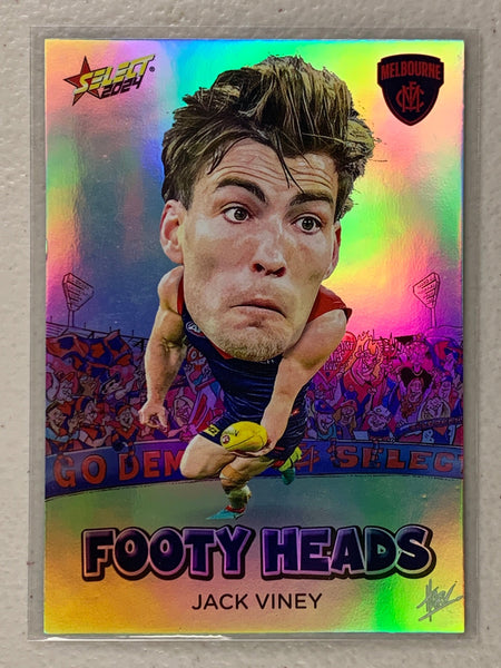 #FH055 Jack Viney - Melbourne Demons - Footy Heads - 2024 AFL Footy St ...