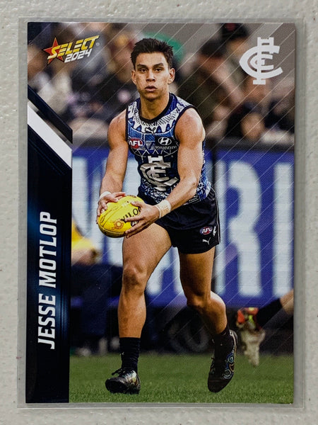 #027 Jesse Motlop - Carlton Blues - AFL Common - 2024 AFL Footy Stars ...