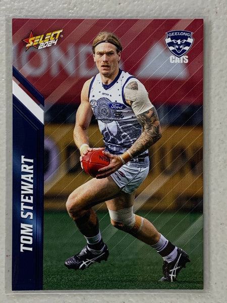 #070 Tom Stewart - Geelong Cats - AFL Common - 2024 AFL Footy Stars ...
