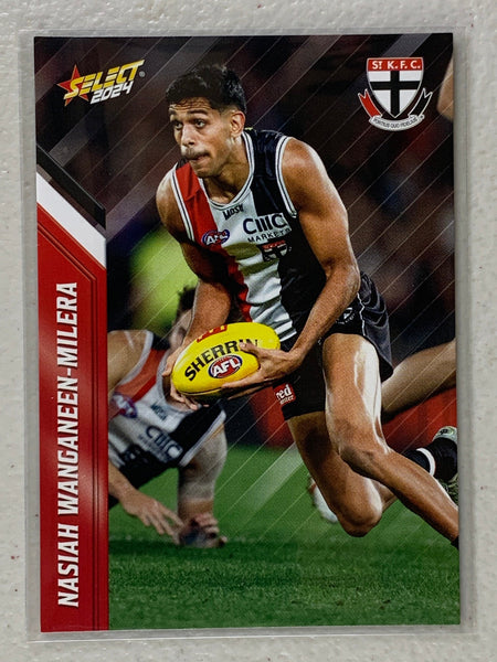 #149 Nasiah Wanganeen-Milera - St Kilda Saints - AFL Common - 2024 AFL ...