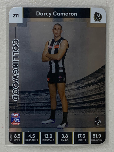 #211 Darcy Cameron - Collingwood Magpies - AFL Silver - 2023 AFL Team ...