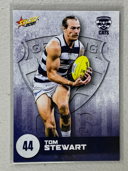 #070 Tom Stewart - Geelong Cats - AFL Common - 2021 AFL Footy Stars ...