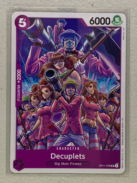 Decuplets - OP11-078 UC - One Piece A Fist of Divine Speed OP-11 ...